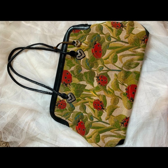 Brighton | Bags | Brighton Collection Tapestry Satchel With Lovely ...